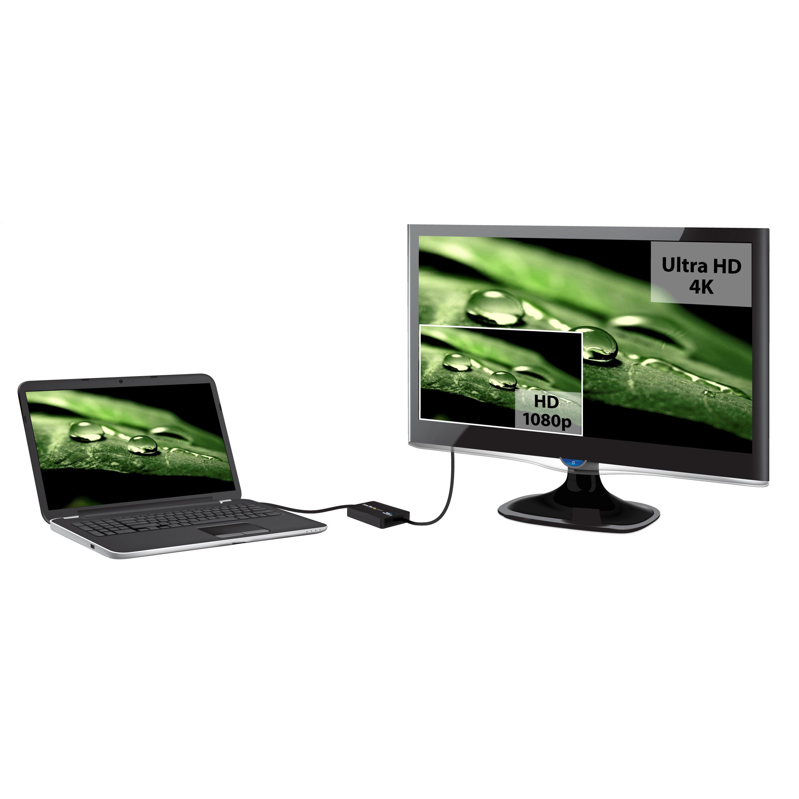 StarTech.com USB 3.0 to 4K DisplayPort External Multi Monitor Graphics ...