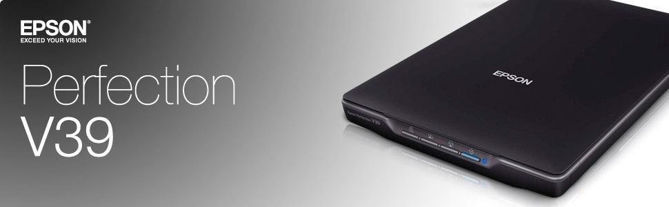 Epson Canada Perfection V39 Colour Photo and Document Scanner with Scan ...