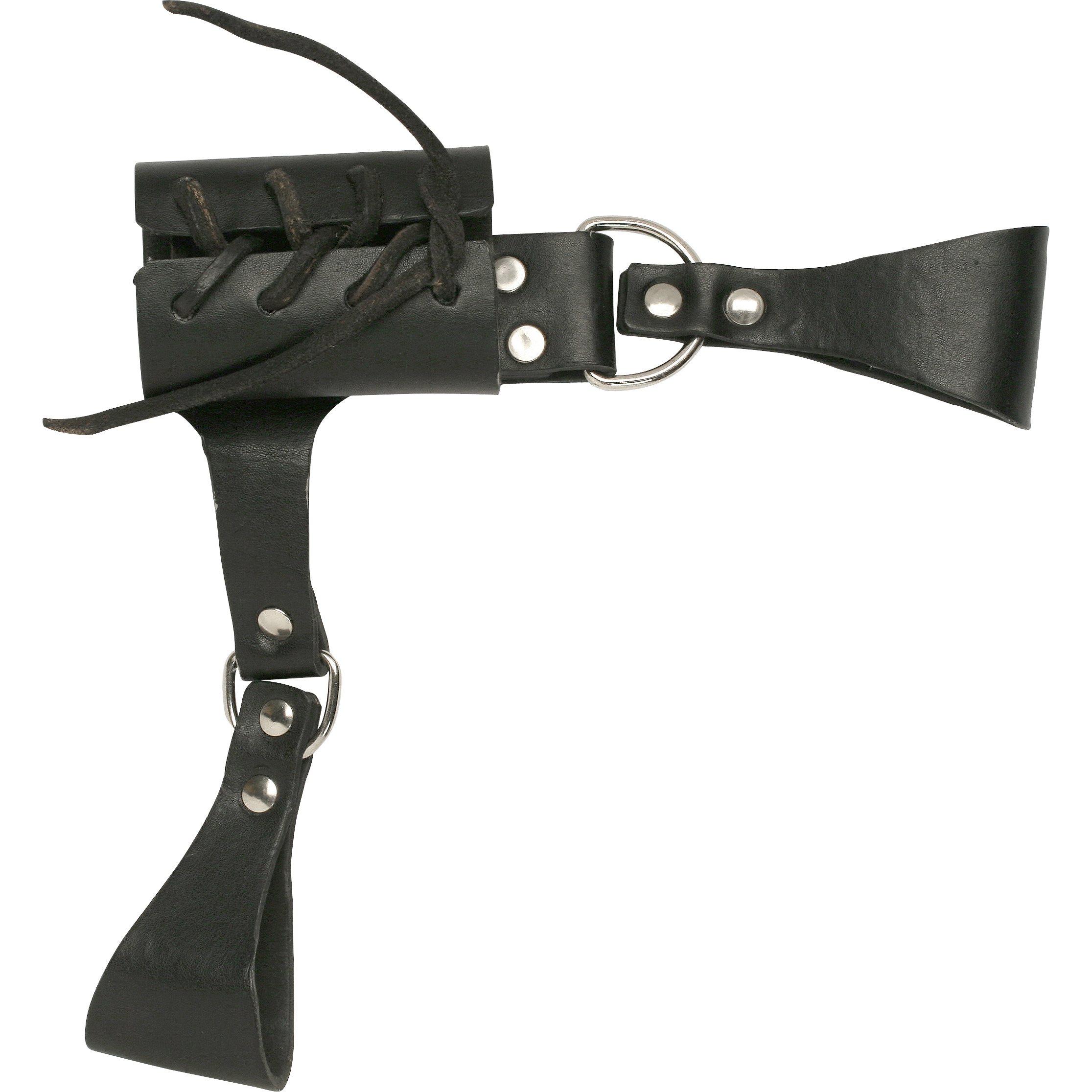 BladesUSA PK-6182 Universal Leather Sword Frog 8-Inch Overall, Swords ...