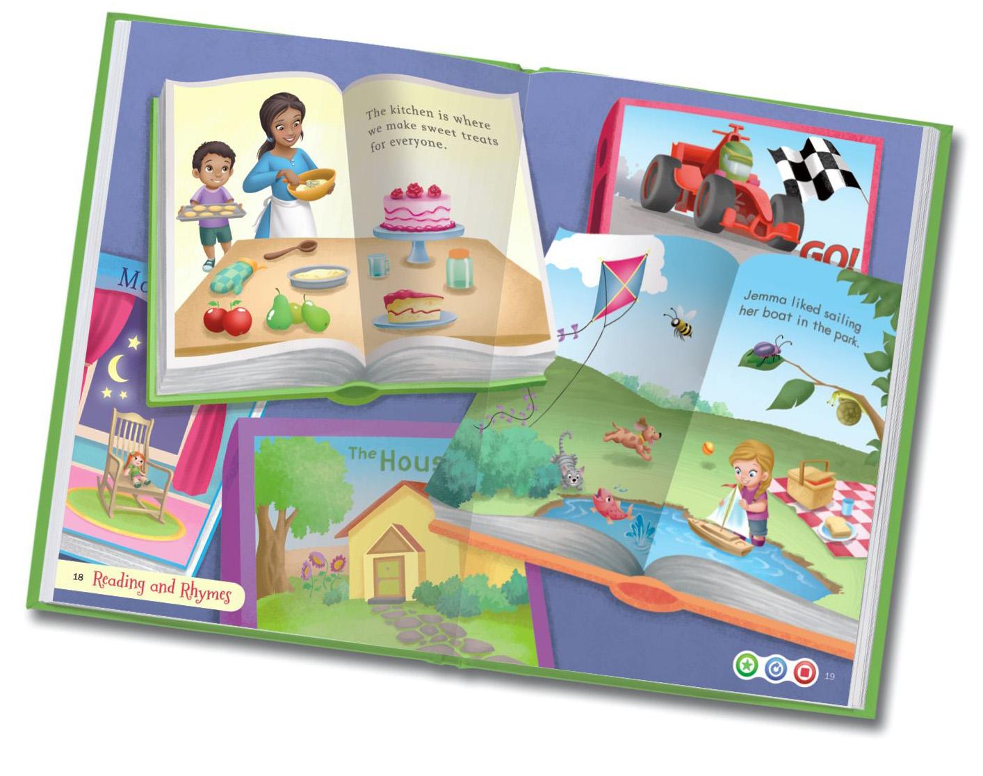 Leapfrog Leap Reader Read and Write Book Set Ready, Set, Kindergarten ...