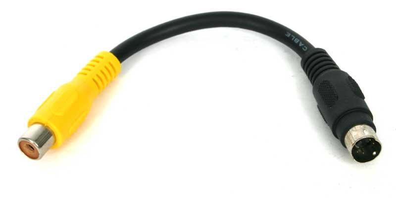 StarTech.com 6 in. S Video to Composite Video Adapter Cable - S-Video ...