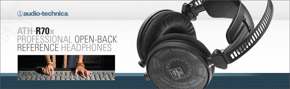 AudioTechnica ATH-R70X Professional Open-Back Reference Headphone ...