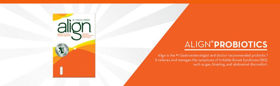Align Probiotic Digestive Support, IBS Symptom Relief such as Gas, Abdominal Discomfort ...