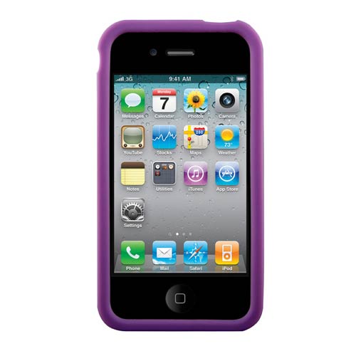 Agent18 FlowerVest for iPhone 4 (Purple/White) : Amazon.ca: Electronics