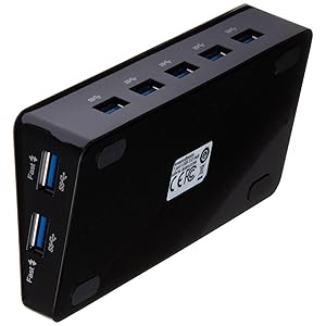 Amazon Basics - Hub a 7 porte USB 3.0 con adattatore 12V/3A : Amazon.it ...