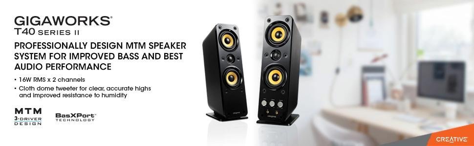 Creative Gigaworks T 40 II Attive Minispeaker: Amazon.it: Informatica
