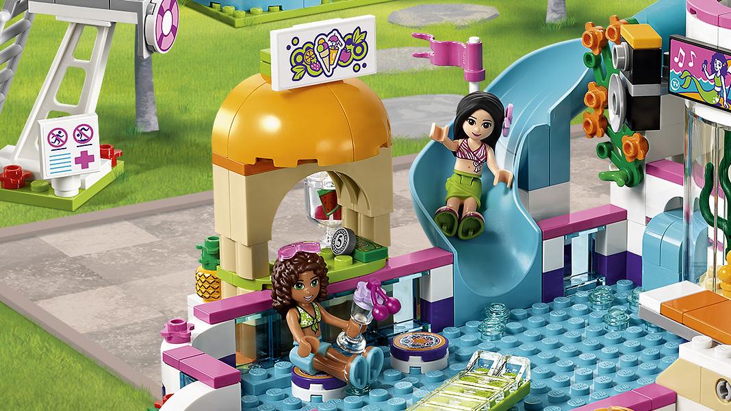 LEGO Friends - La Piscina all'Aperto di Heartlake, 41313: LEGO: Amazon ...