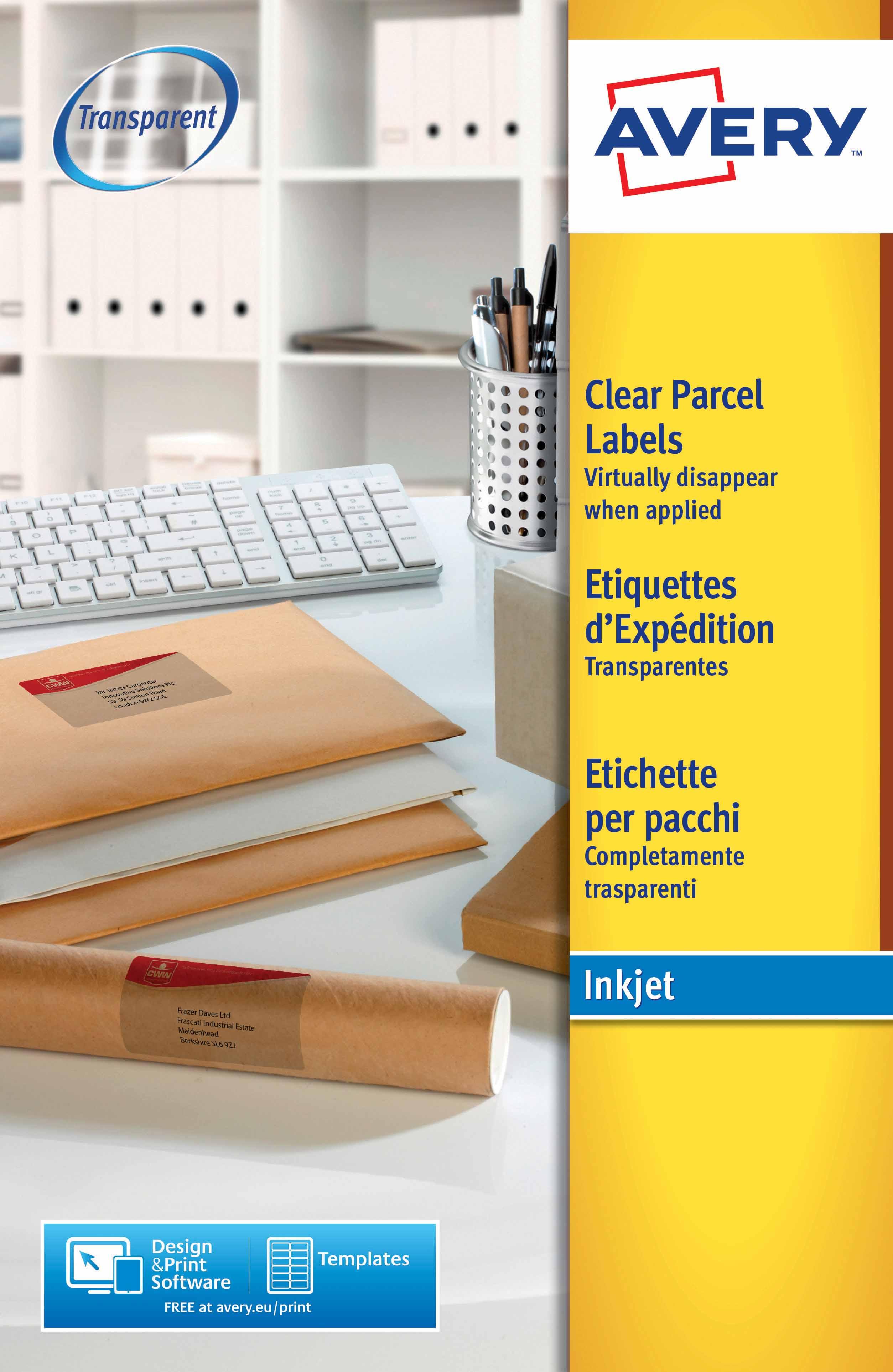 Avery L7168-100 Etichette per indirizzi per pacchi, 2 Etichette per Foglio, 100 Fogli, 99.6 x ...