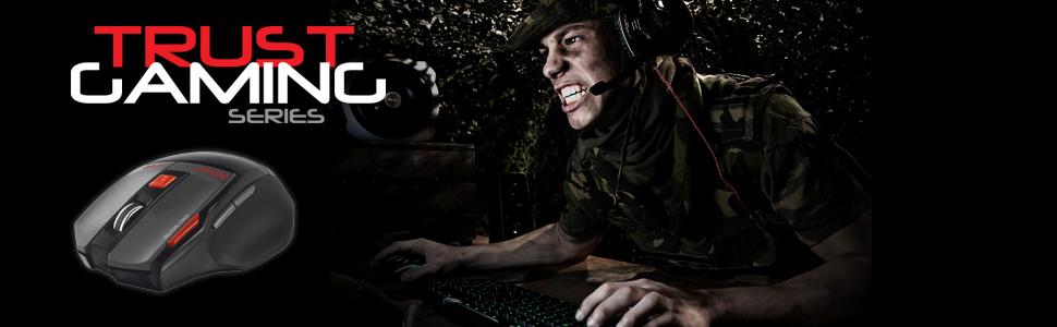 Trust GXT 120 Gaming Mouse Wireless 2000 dpi 7 Tasti : Amazon.it ...