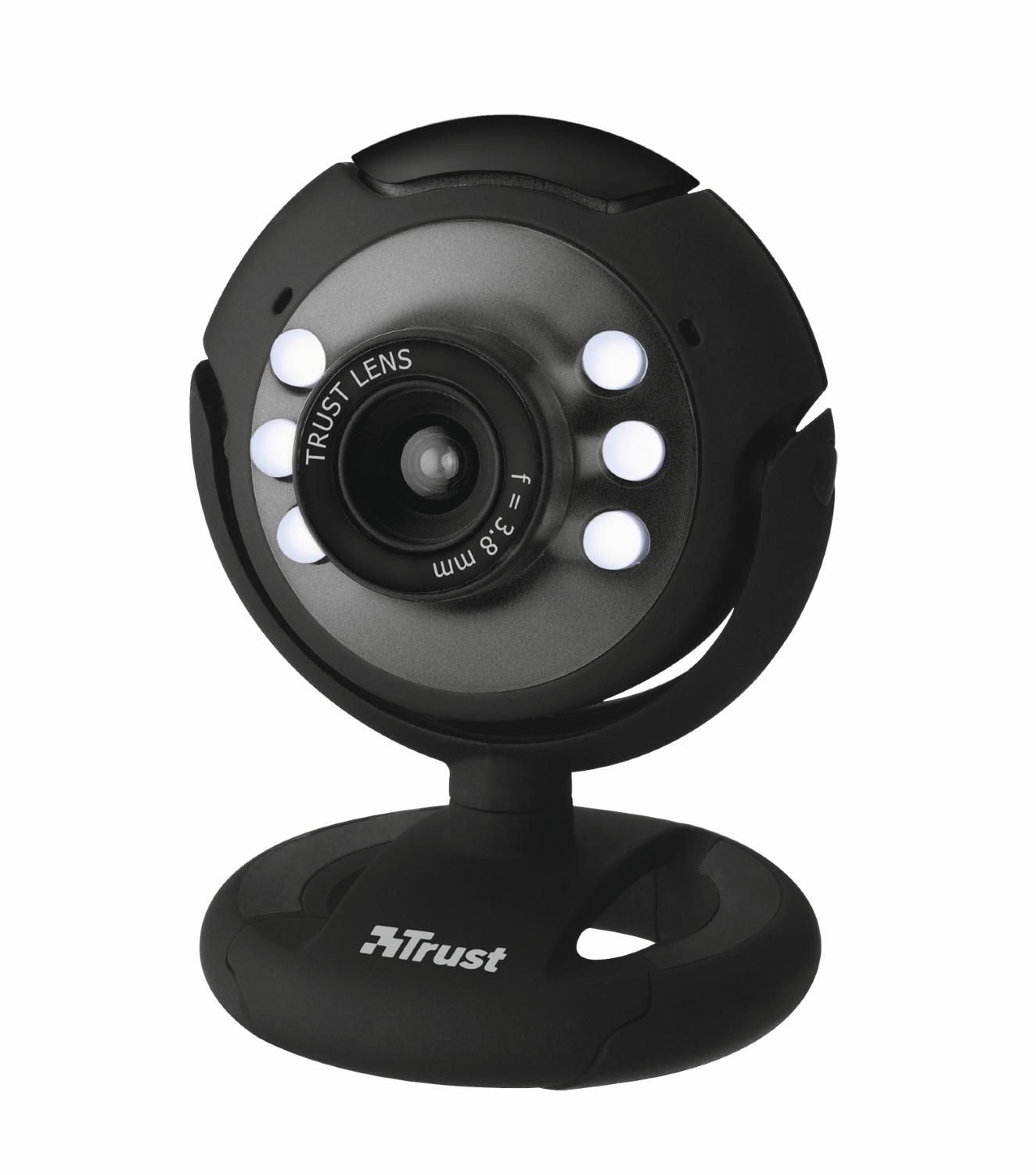 Trust SpotLight Webcam con risoluzione 640 x 480 e luci LED: Amazon.it ...