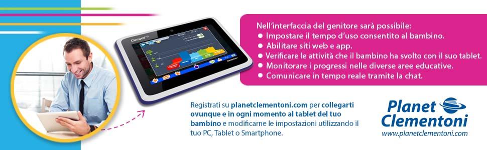 Clementoni 13372 - Clempad 5.0 Plus Tablet Educativo con Cuffie Incluse ...