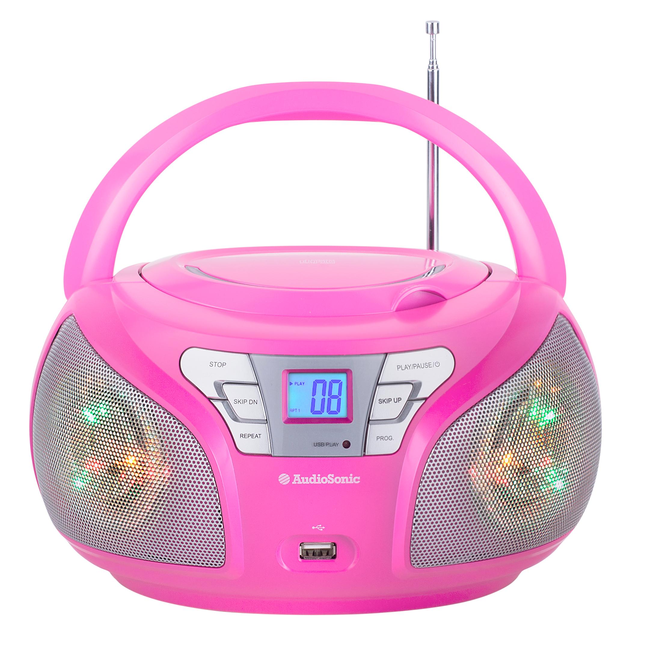 AudioSonic CD-1560 Radio Stereo, Rosa: Amazon.it: Elettronica