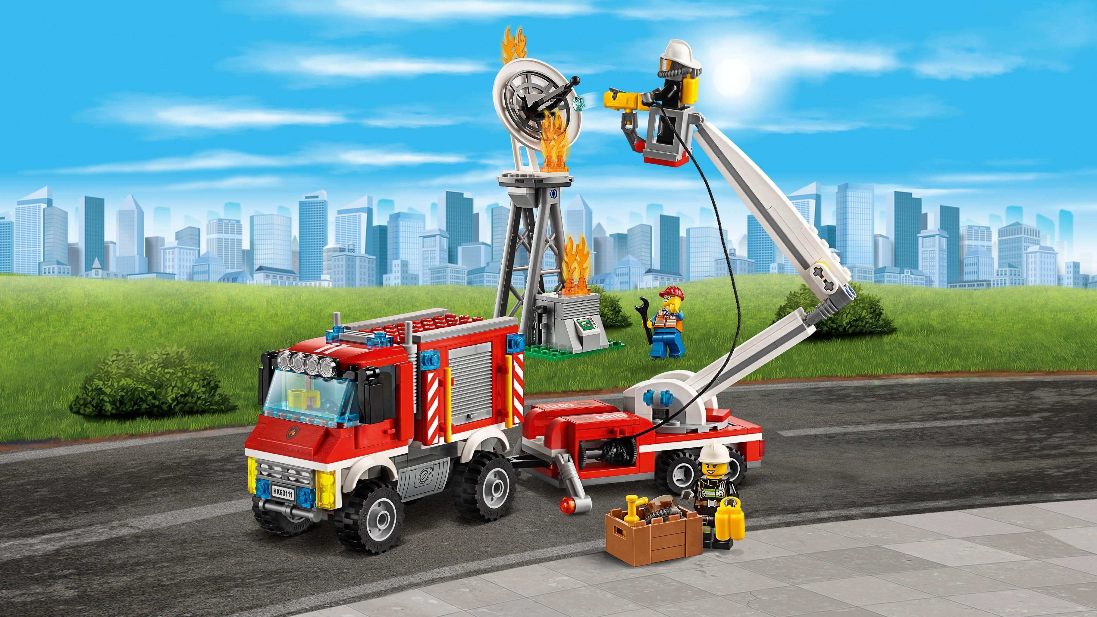 Lego City 60111 - Camion Die Vigili del Fuoco: Amazon.it: Giochi e ...