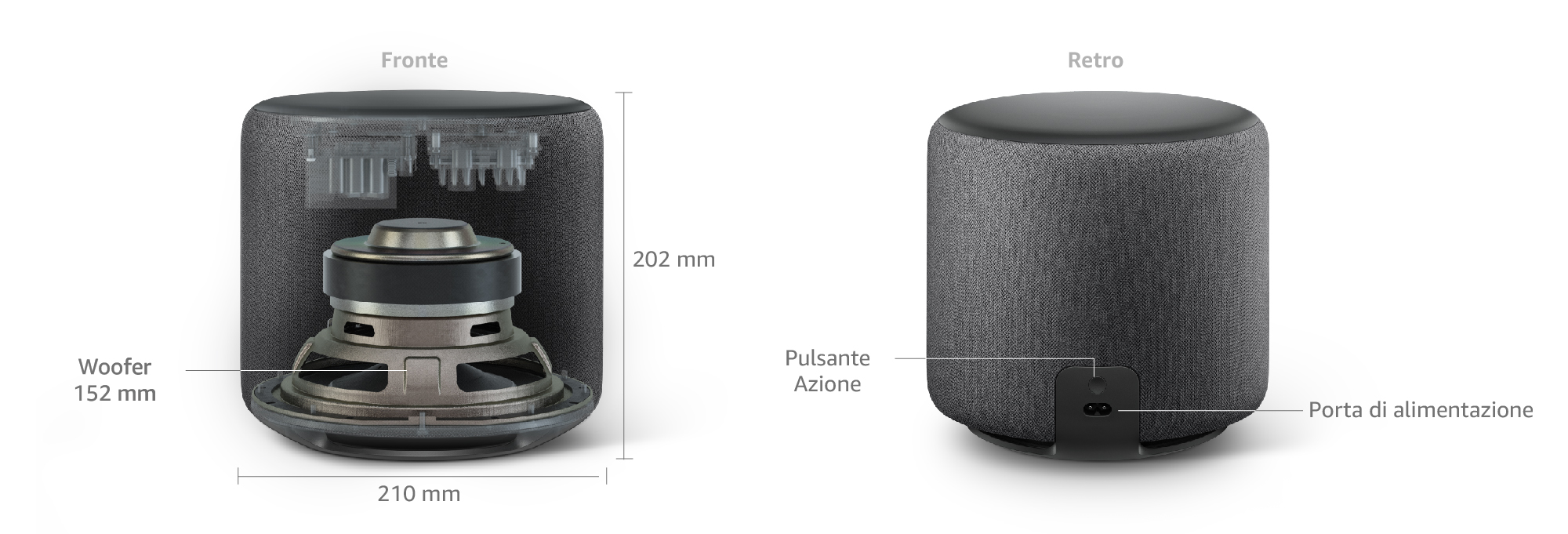 Echo Sub - Il potente subwoofer per il tuo Echo - Richiede un ...