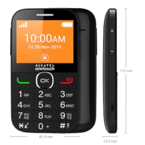 Alcatel Onetouch 2004C - Móvil libre (pantalla 2.4", 0.04 GB RAM ...