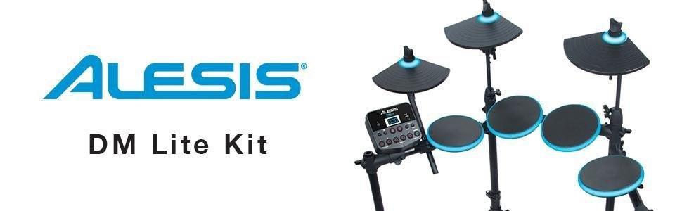 Alesis DM Lite Kit - Batería electrónica completa con 7 pads con LED ...