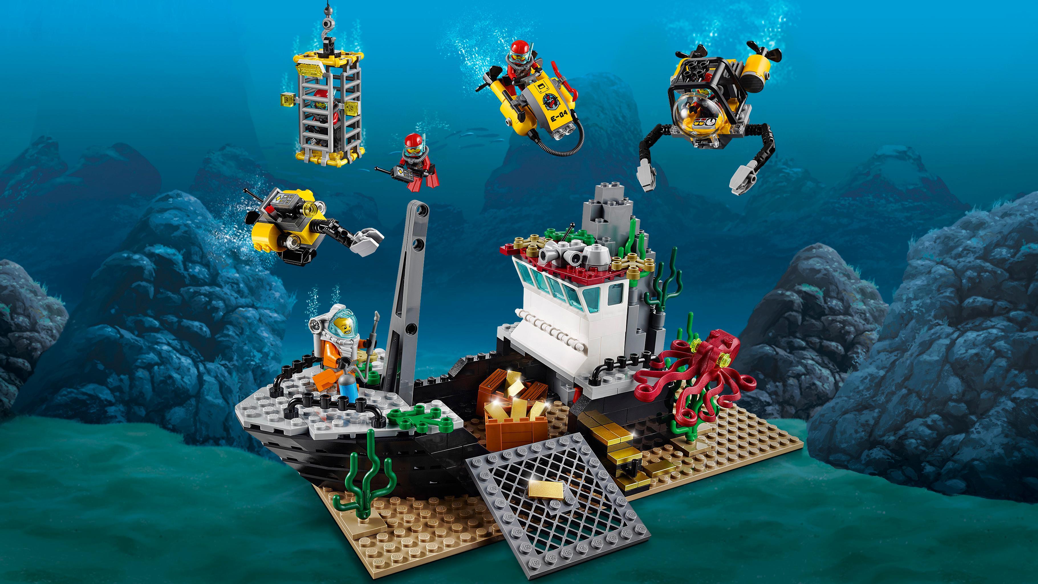 LEGO - Buque de exploración submarina, Multicolor (60095): Amazon.es ...