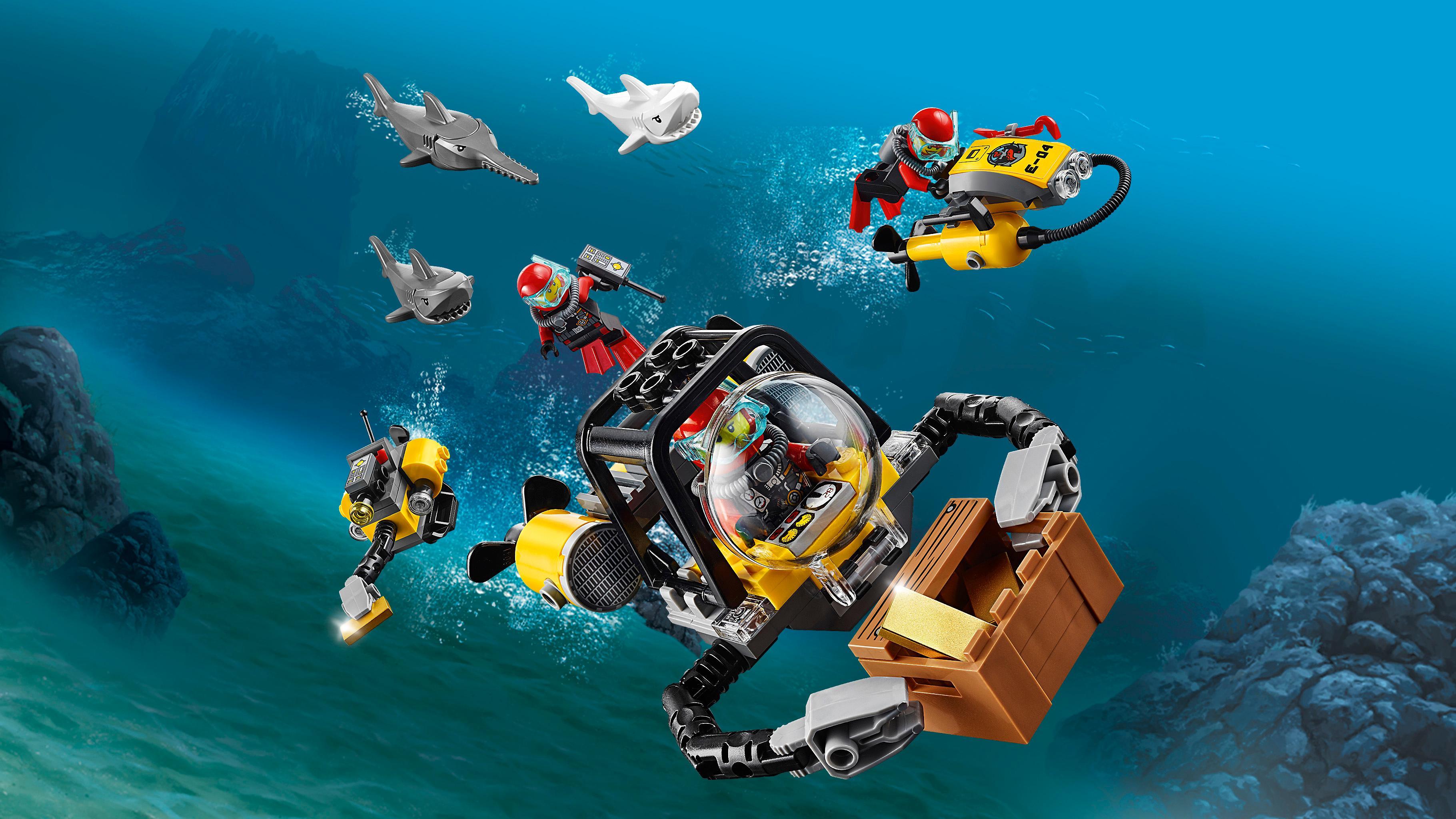 LEGO - Buque de exploración submarina, Multicolor (60095): Amazon.es ...