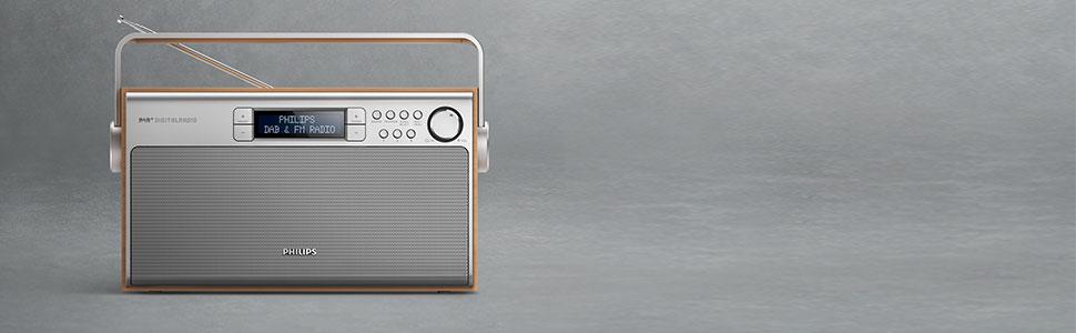 Philips AE5220/12 - Radio portátil, Dab+, sintonizador Digital FM ...