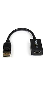 StarTech.com DP2HDMI2 - Adaptador conversor de vídeo DisplayPort a HDMI ...