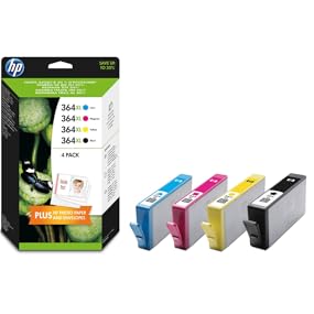 HP 364 CB320EE, Amarillo, Cartucho de Tinta Original, de 300 páginas ...