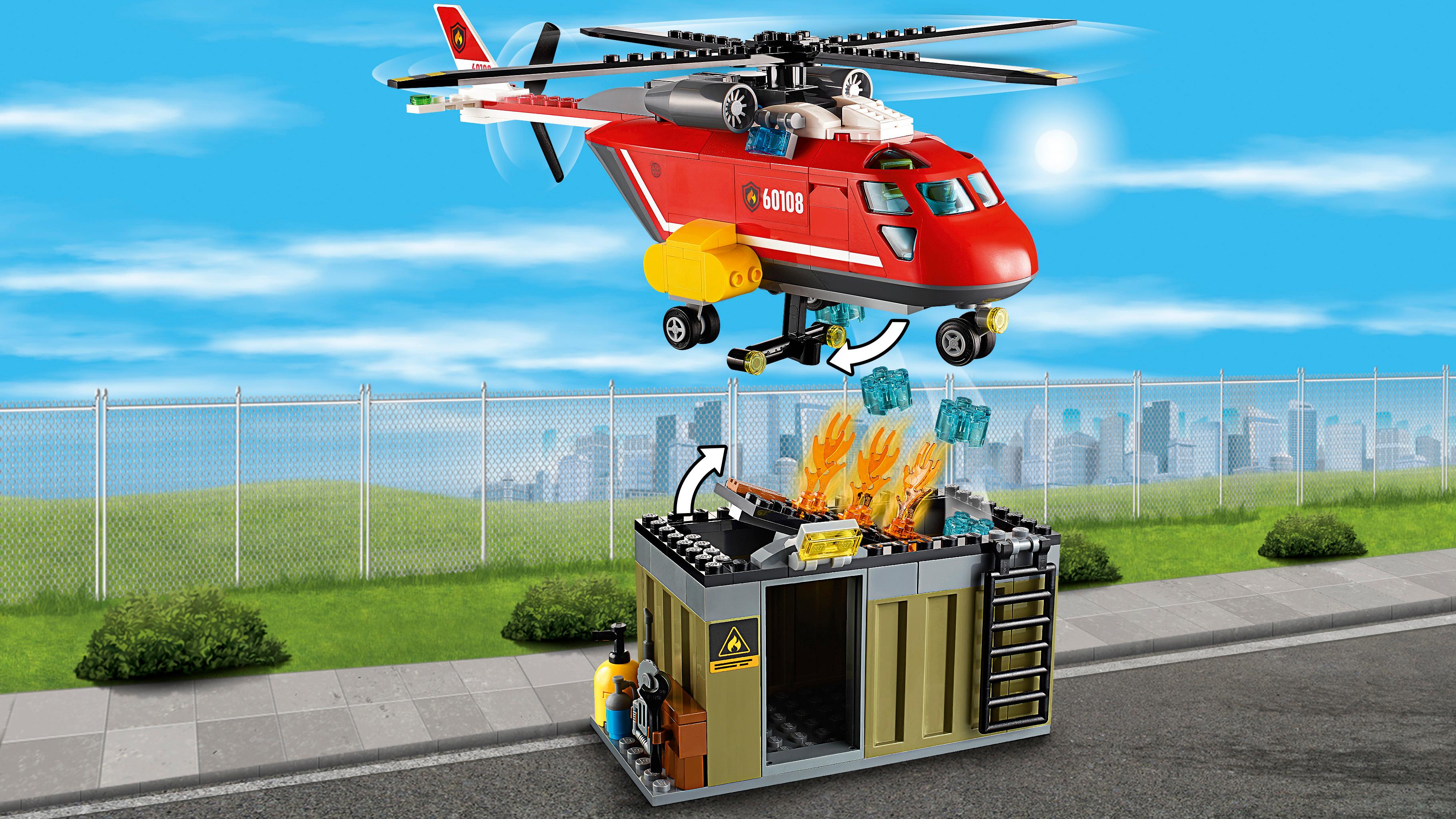 LEGO City - Unidad de lucha contra incendios (60108): Amazon.es ...