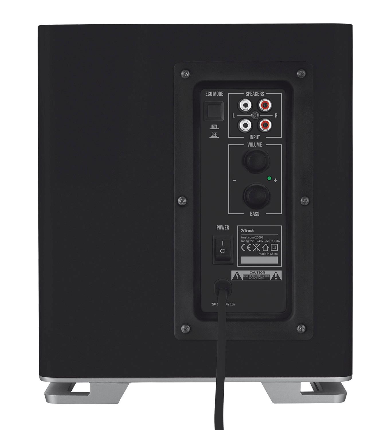 Trust Mitho - Set de Altavoces para televisión (2.1, subwoofer de 120 W ...