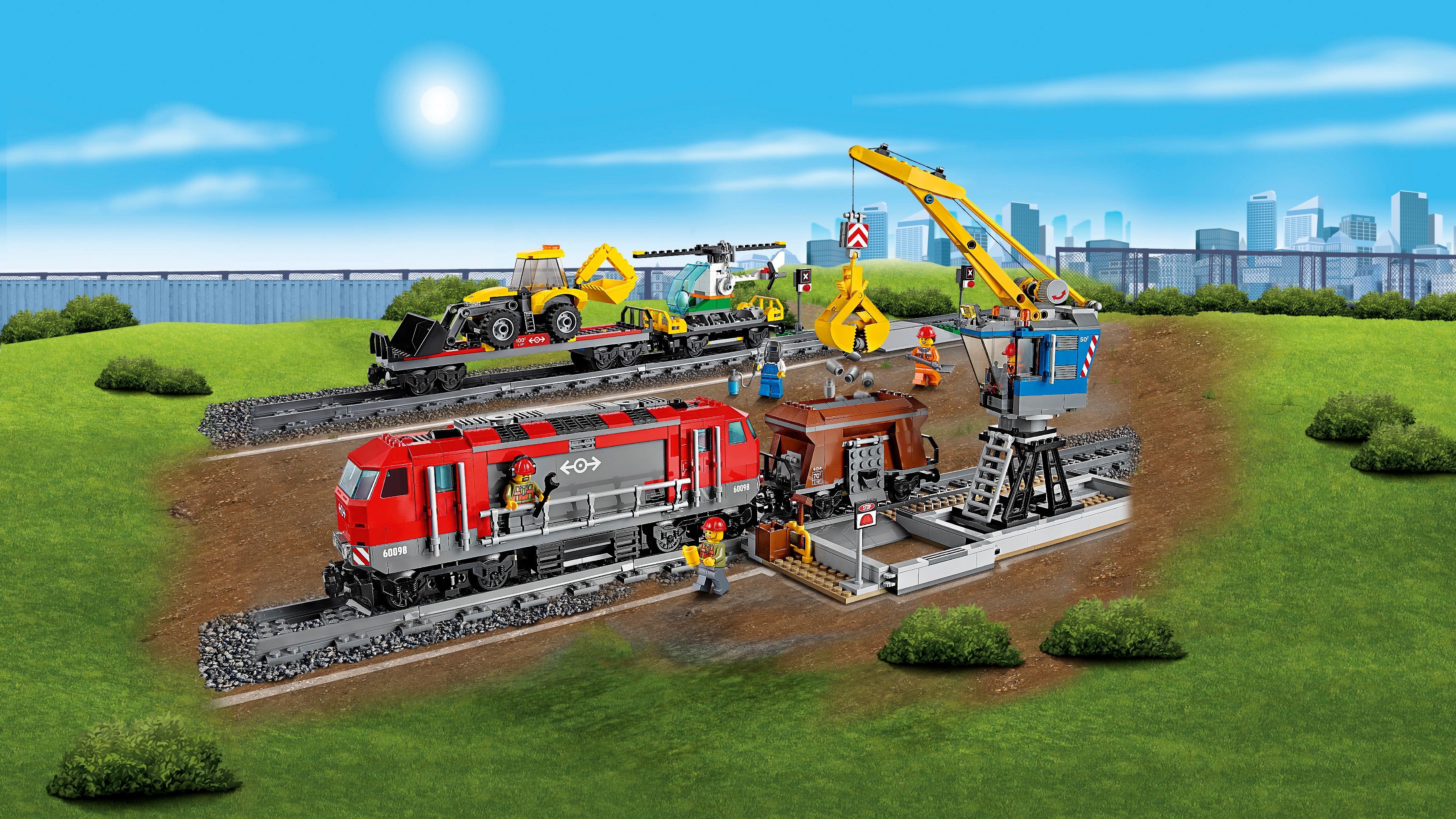 LEGO City Tren de Mercancías Pesadas - Juegos de construcción (Multi ...