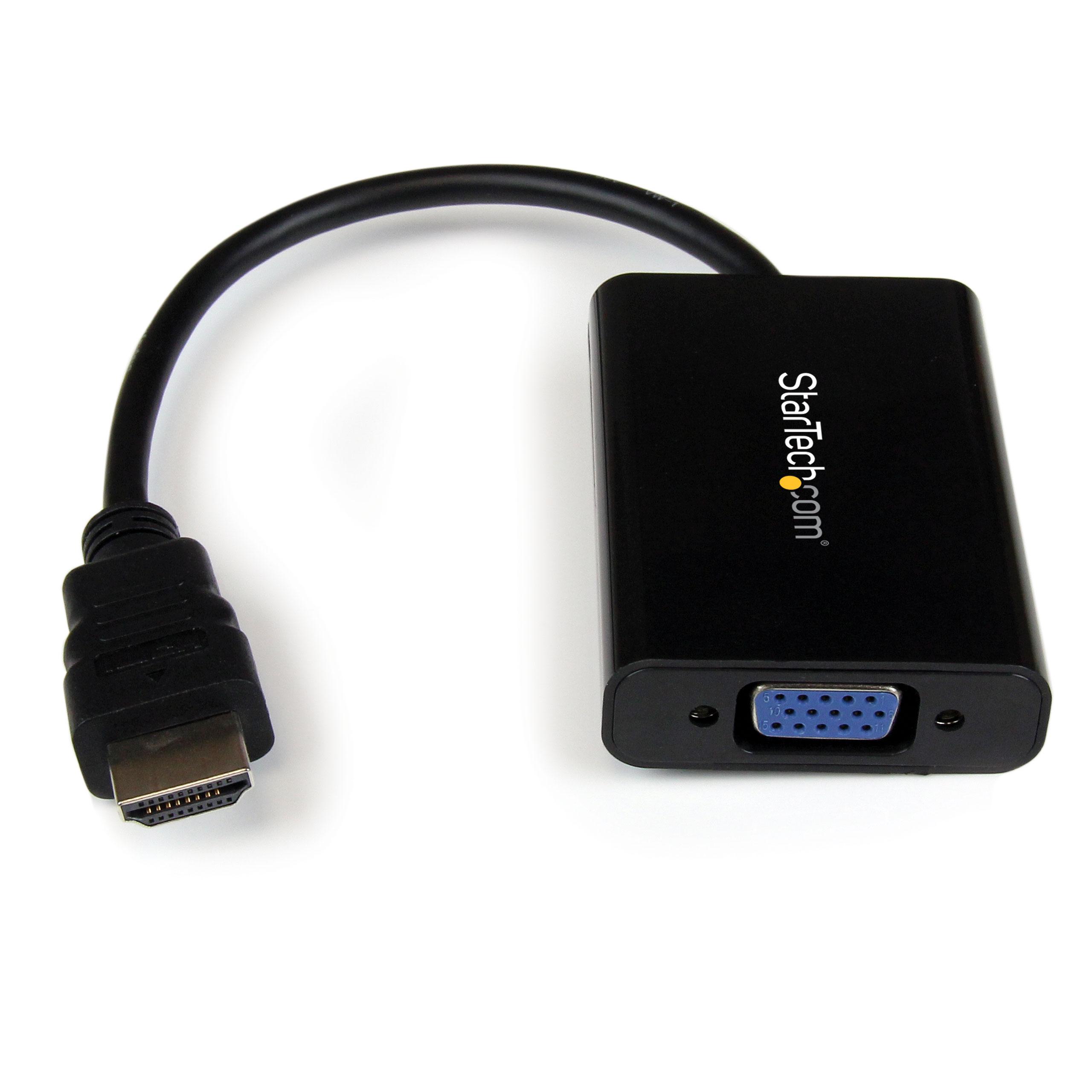 StarTech.com HD2VGAA2 - Adaptador externo HDMI a VGA: Startech: Amazon ...