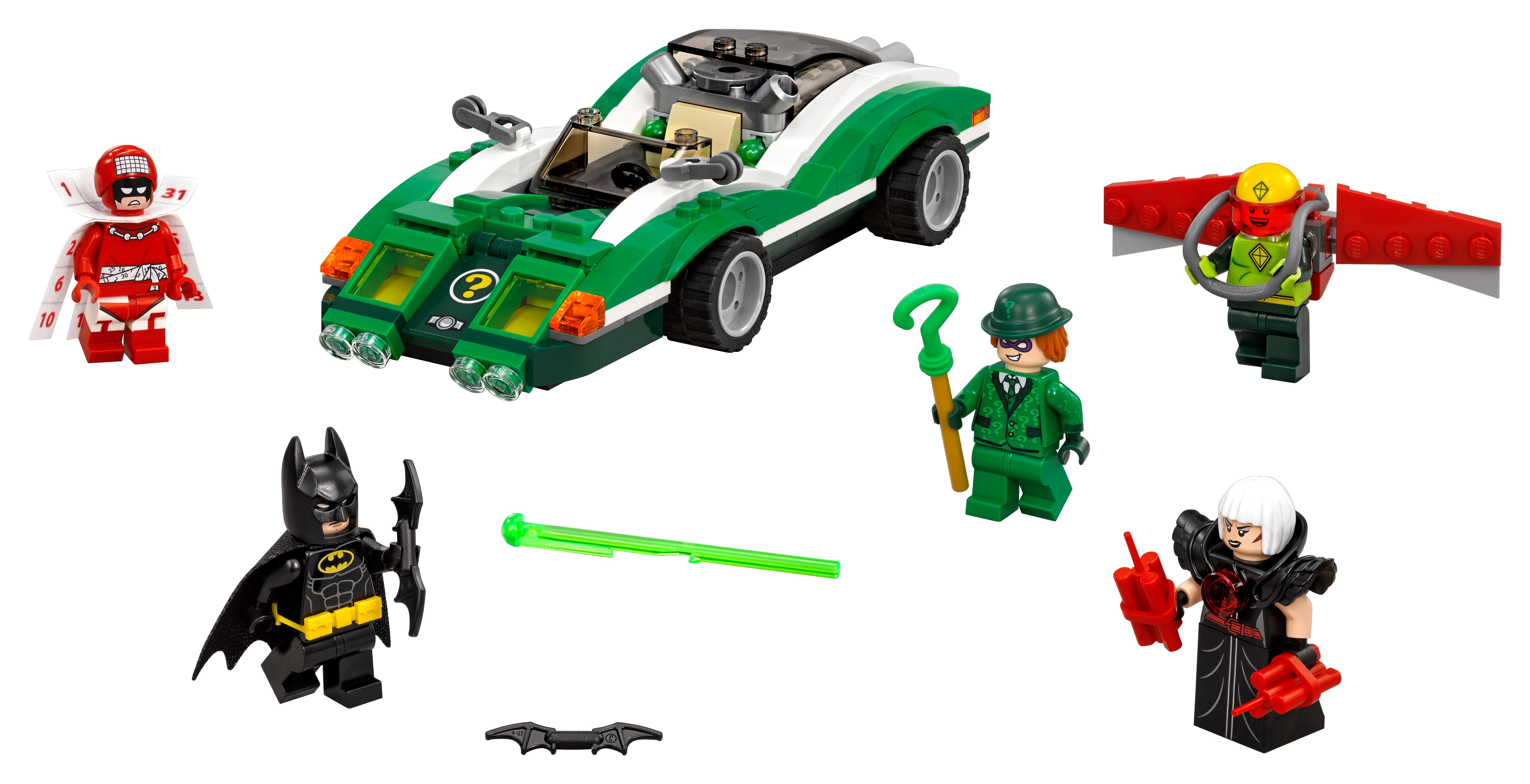 LEGO Batman - Coche misterioso de The Riddler, Juguete de Construcción ...