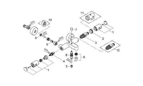 Grohe Precision - Joy Termostato para baño y ducha Ref. 34337000 ...