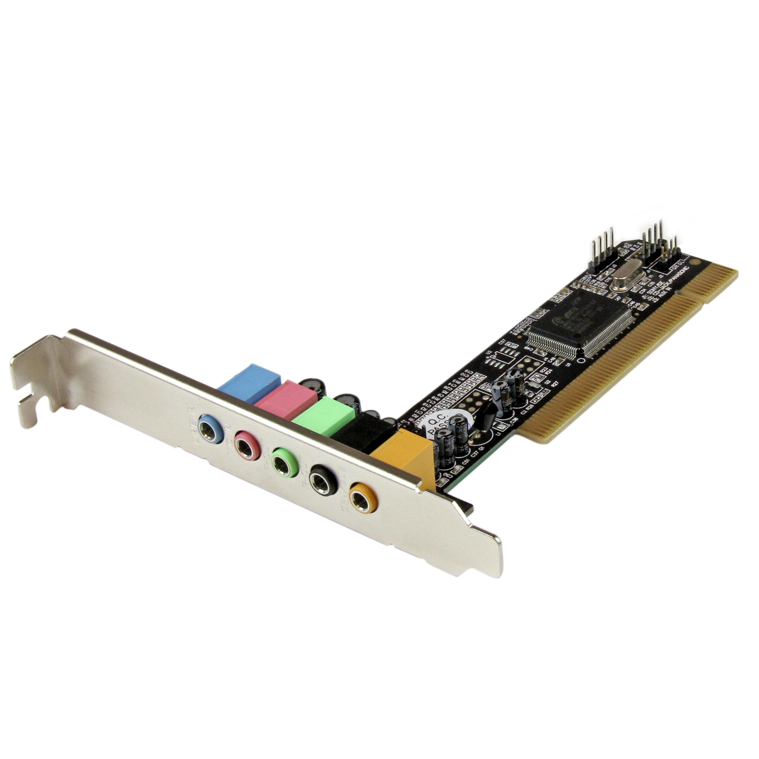 StarTech.com PCISOUND5CH2 - Tarjeta de Sonido PCI con Sonido Envolvente ...