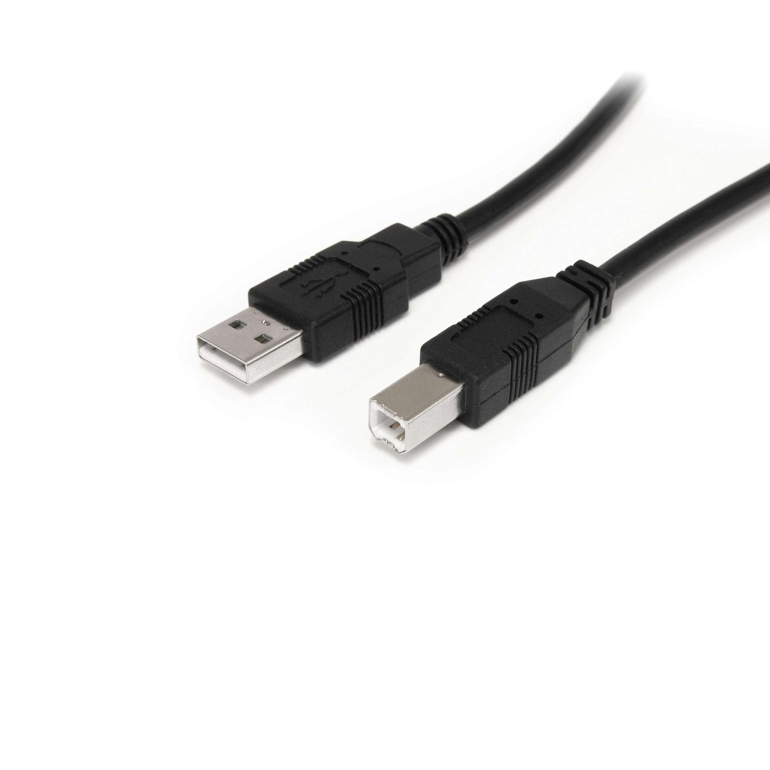StarTech.com USB2HAB30AC - Cable USB 2.0 (9m, USB A macho a USB B macho ...