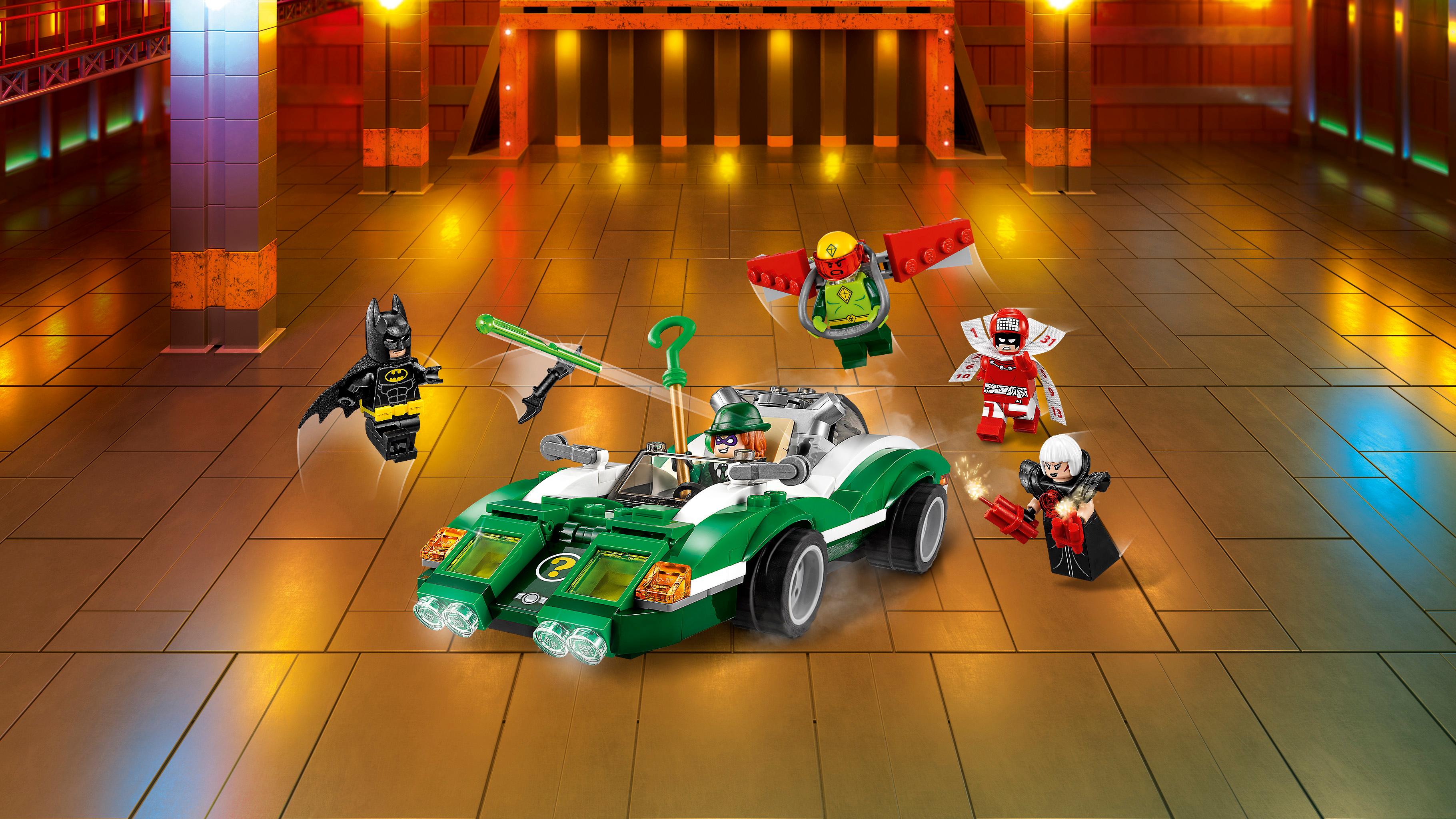 LEGO Batman - Coche misterioso de The Riddler, Juguete de Construcción ...