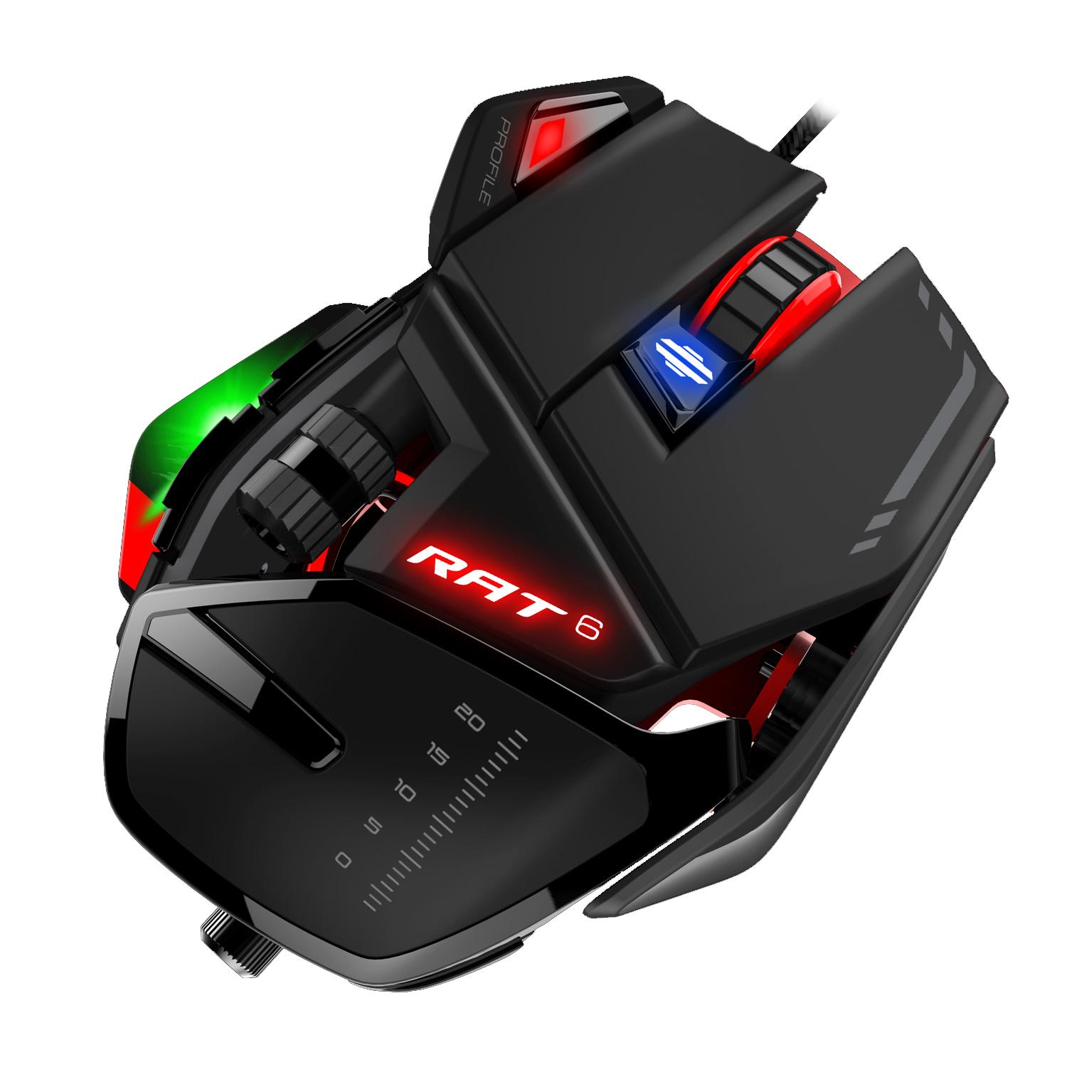 Mad Catz RAT 6 Ratón Laser Gaming (PC): Amazon.es: Videojuegos
