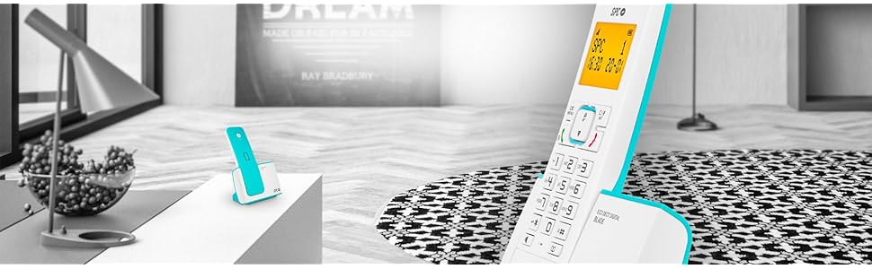 Spc Blade 7290 - Teléfono inalámbrico (DECT, 50 nombres, manos libres ...