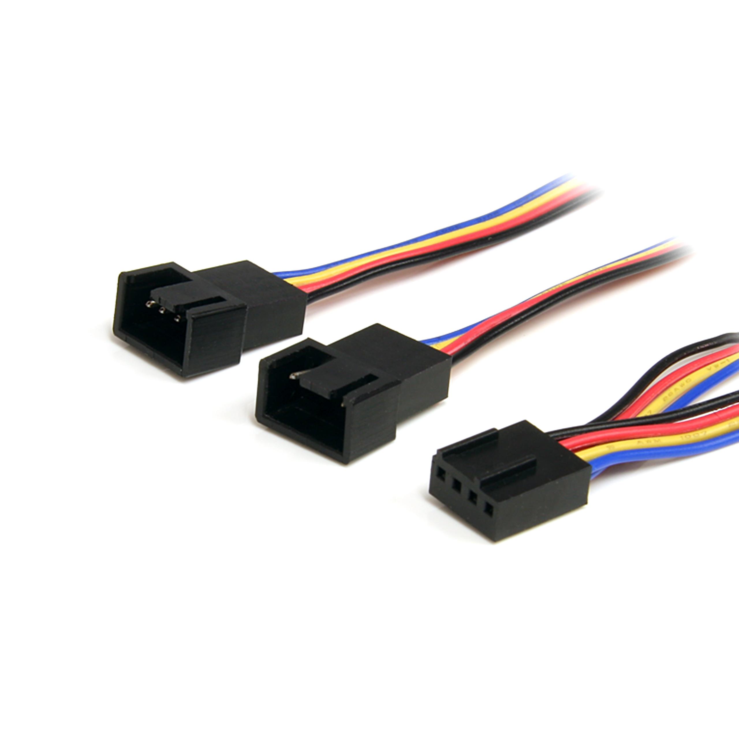 StarTech FAN4SPLIT12 - Cable divisor de 0.3 m (PWM 4 pines ...