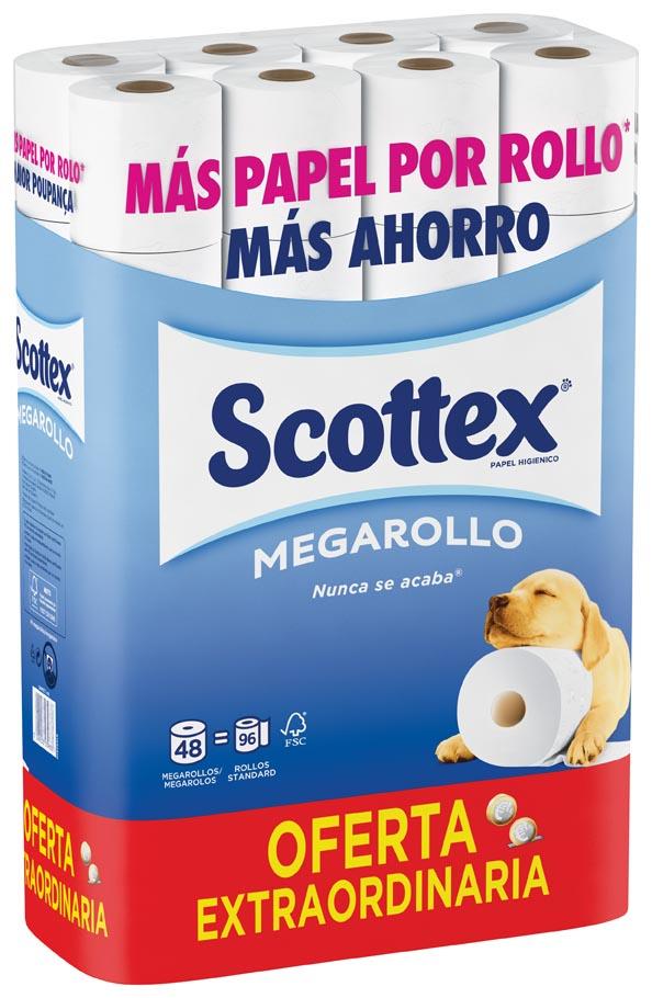 Scottex Megarollo Papel Higiénico - 36 Rollos: Amazon.es: Supermercado