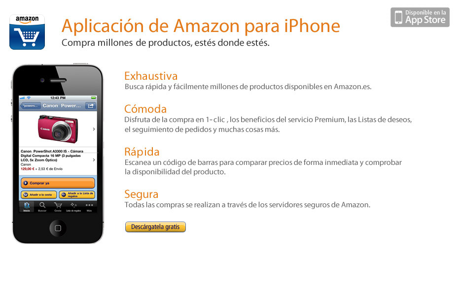 Amazon.es: aplicación para iPhone