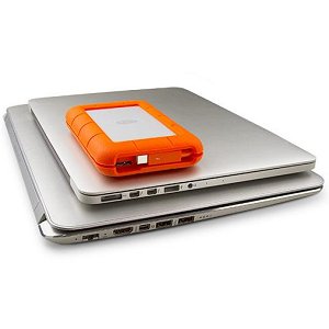 LaCie Rugged Thunderbolt LAC9000489 2TB External Hard Drive (Orange ...