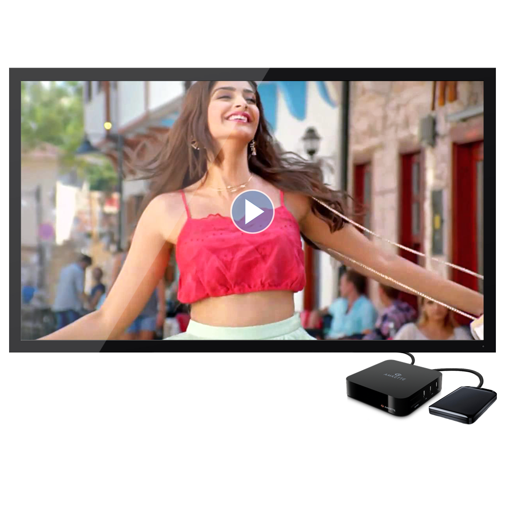 Buy Amkette EVO TV 2 Smart Streaming Android Media Player with Dual ...