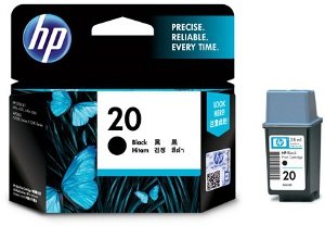 HP 20 Large Original Ink Cartridge, Black : Amazon.in: Computers ...