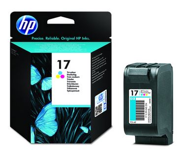 HP 17 Original Ink Cartridge, Tri-Color : Amazon.in: Computers ...