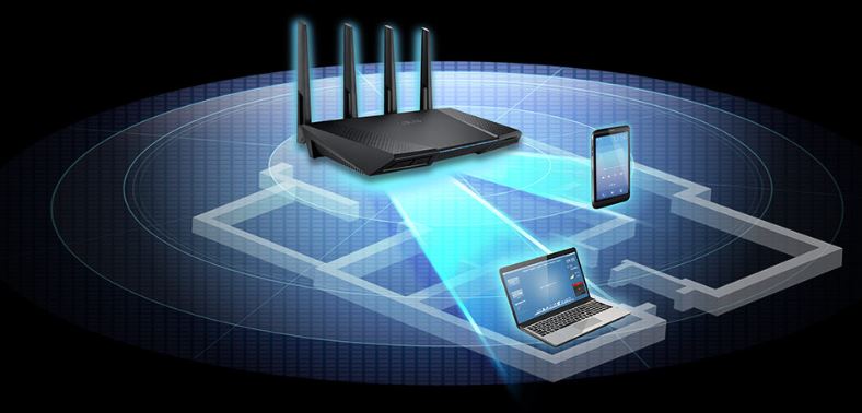 ASUS RT-AC87U Wireless-AC2400 Dual Band Gigabit Router - Buy ASUS RT ...