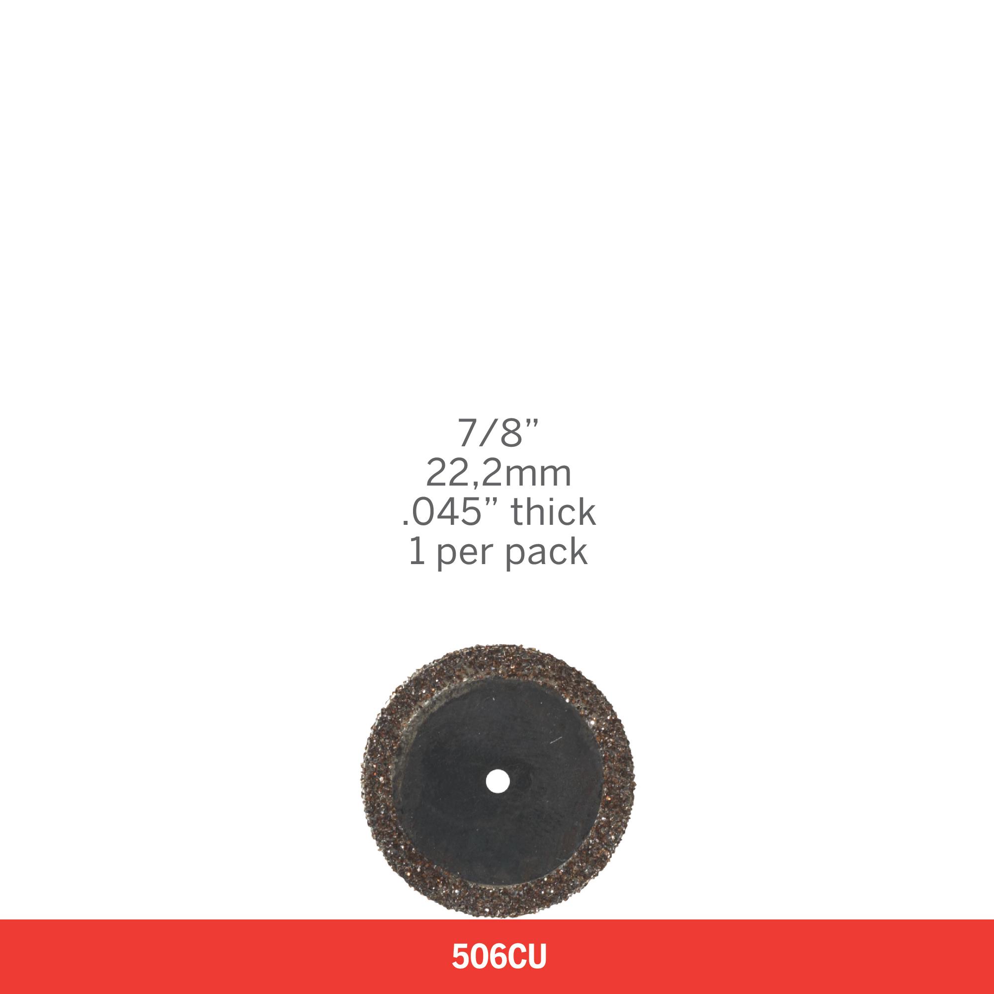 Dremel 426 Disco de Corte Reforzado con Fibra de Vidrio 1-1/4 Pulgadas ...