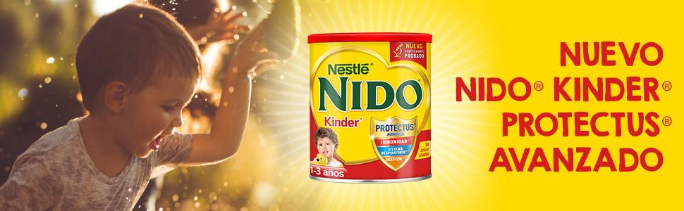 Nido Kinder Leche en Polvo para Niños de 1 a 3 Años Protectus Avanzado ...