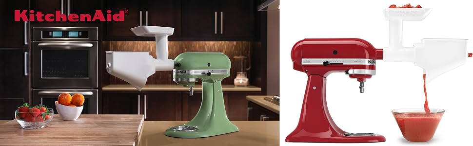 KitchenAid Food Grinder and Fruit/Vegetable Strainer Set : Amazon.com ...