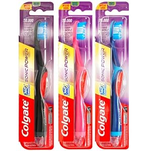 Colgate 360° Surround Power Sonic Cepillo Dental Eléctrico, Cerda Media ...