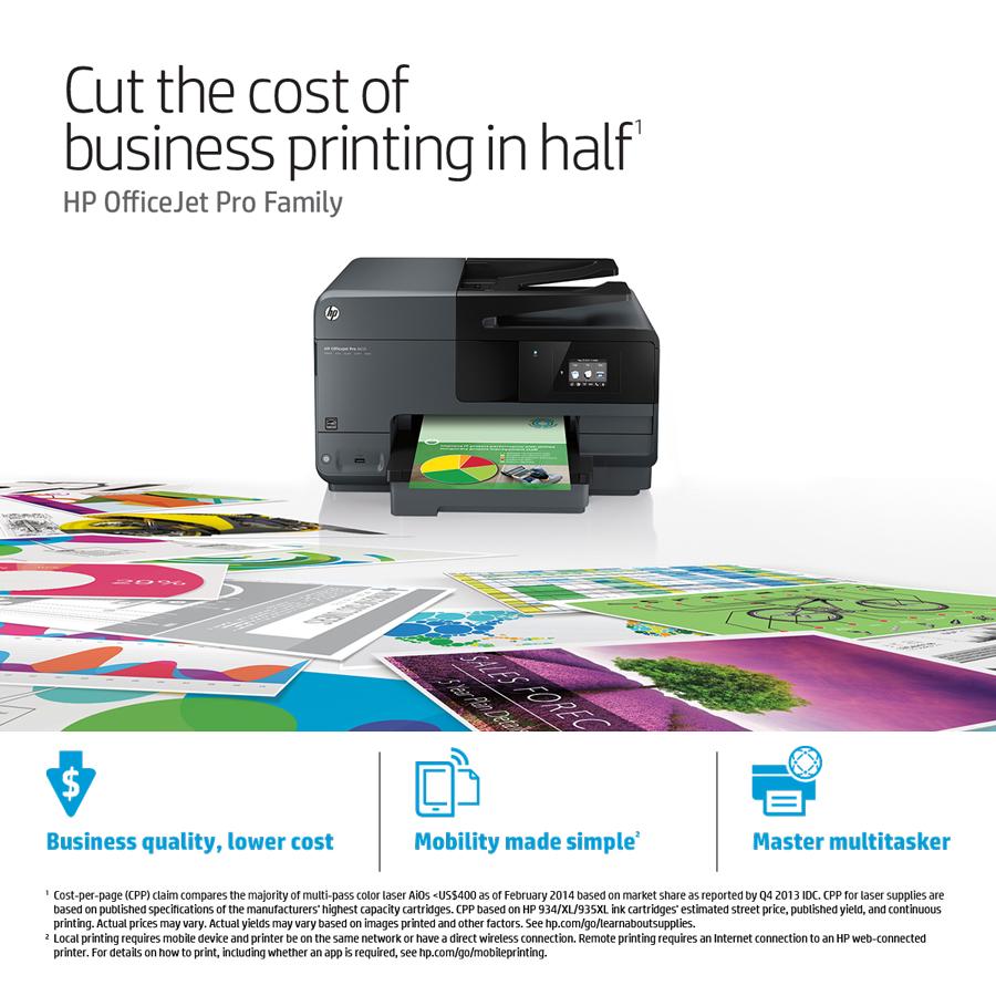 HP OfficeJet PRO 8610- Impresora multifunción de tinta a color (escáner ...