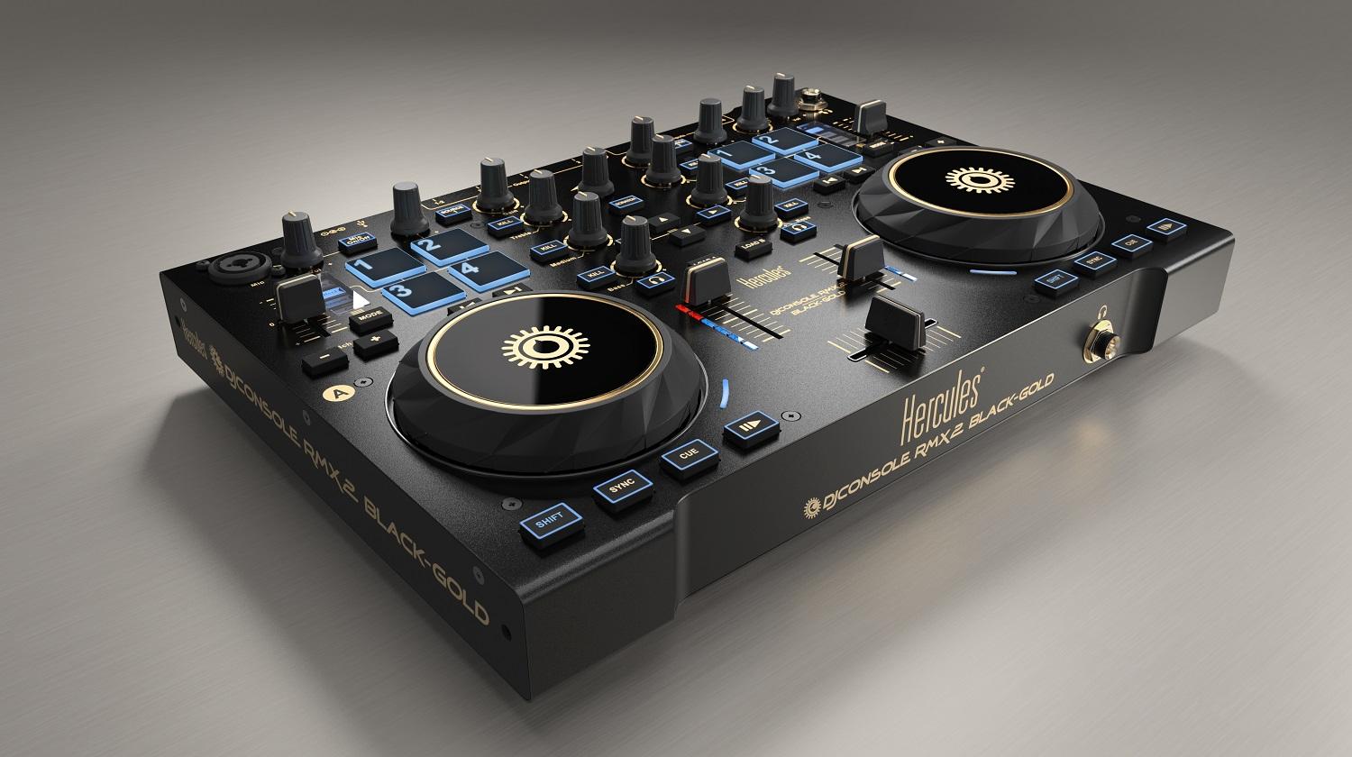 Hercules DJ Console Rmx 2, color negro y dorado: Amazon.com.mx ...